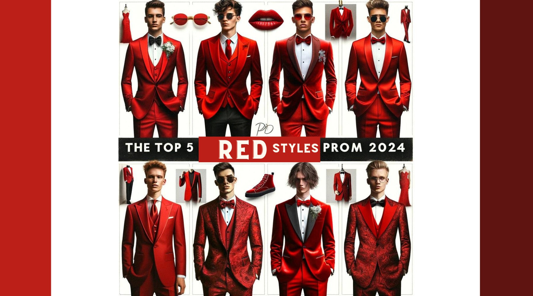 Top 5 Red Tuxedos for Prom 2024 - Stand Out Styles at KCT Menswear! – KCTMenswear